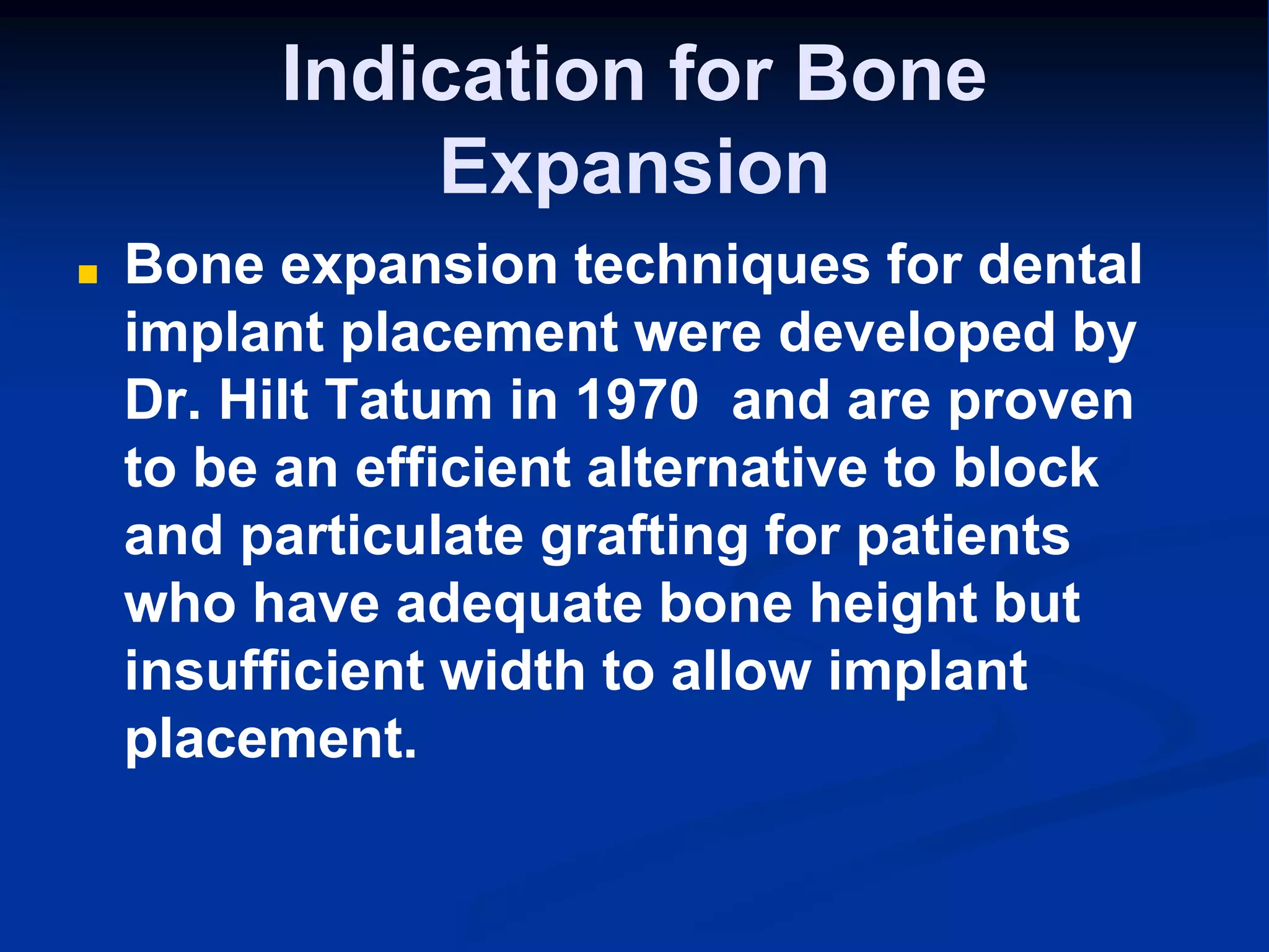 Ridge Expansion Illustration | PPTX