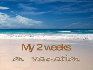 My 2 Weeks_2 | PPT