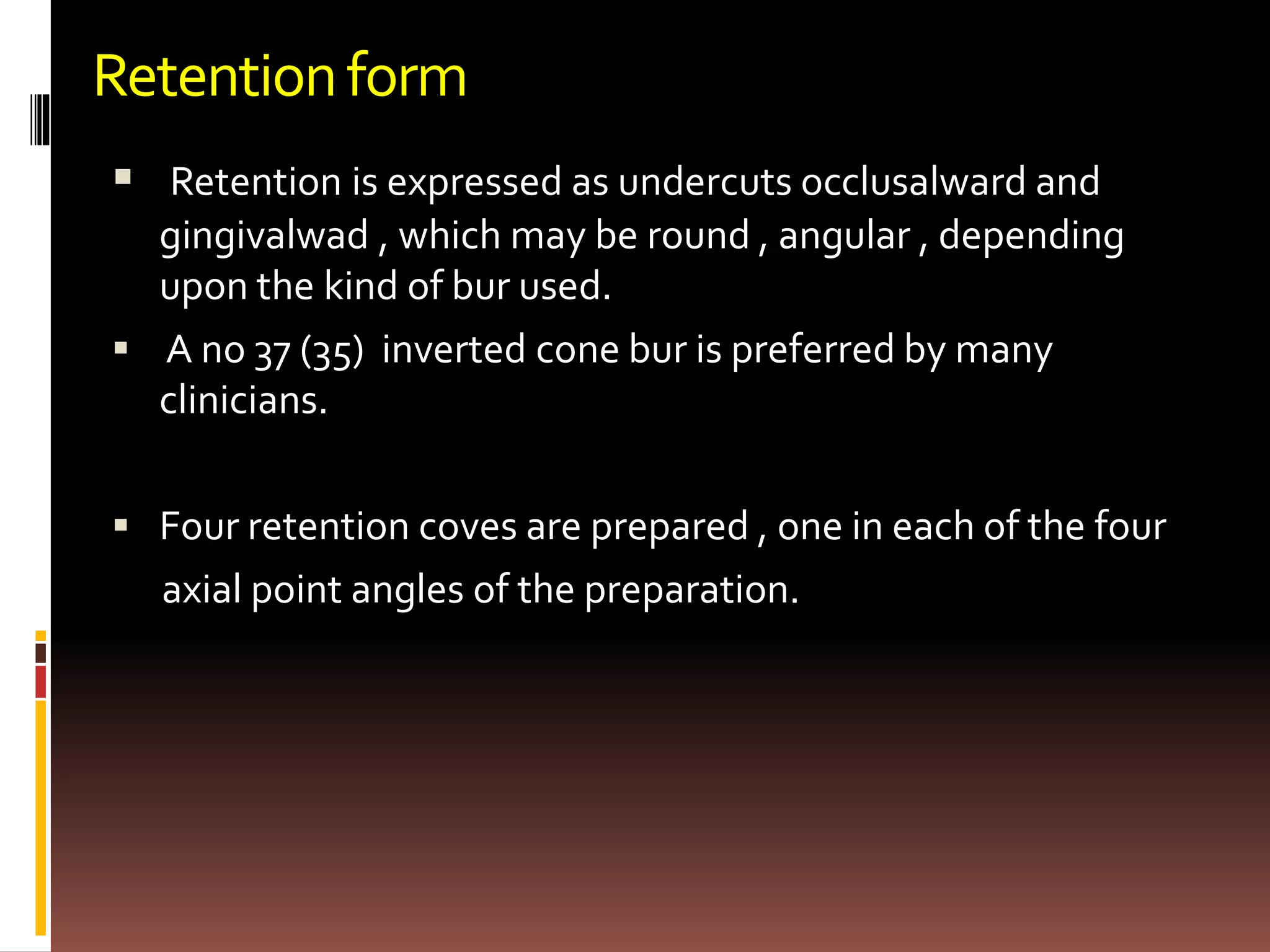 Management of class V caries | PPTX