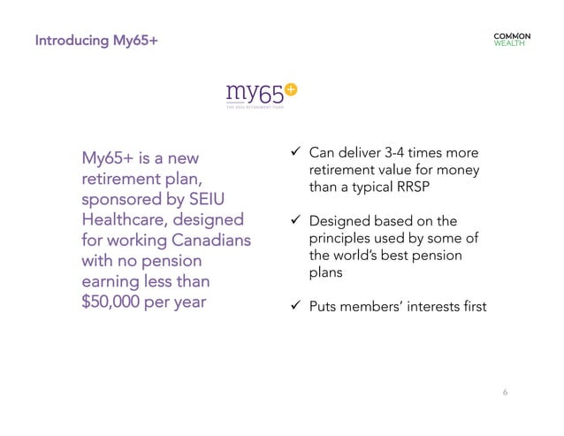 my65+ backgrounder | PPT