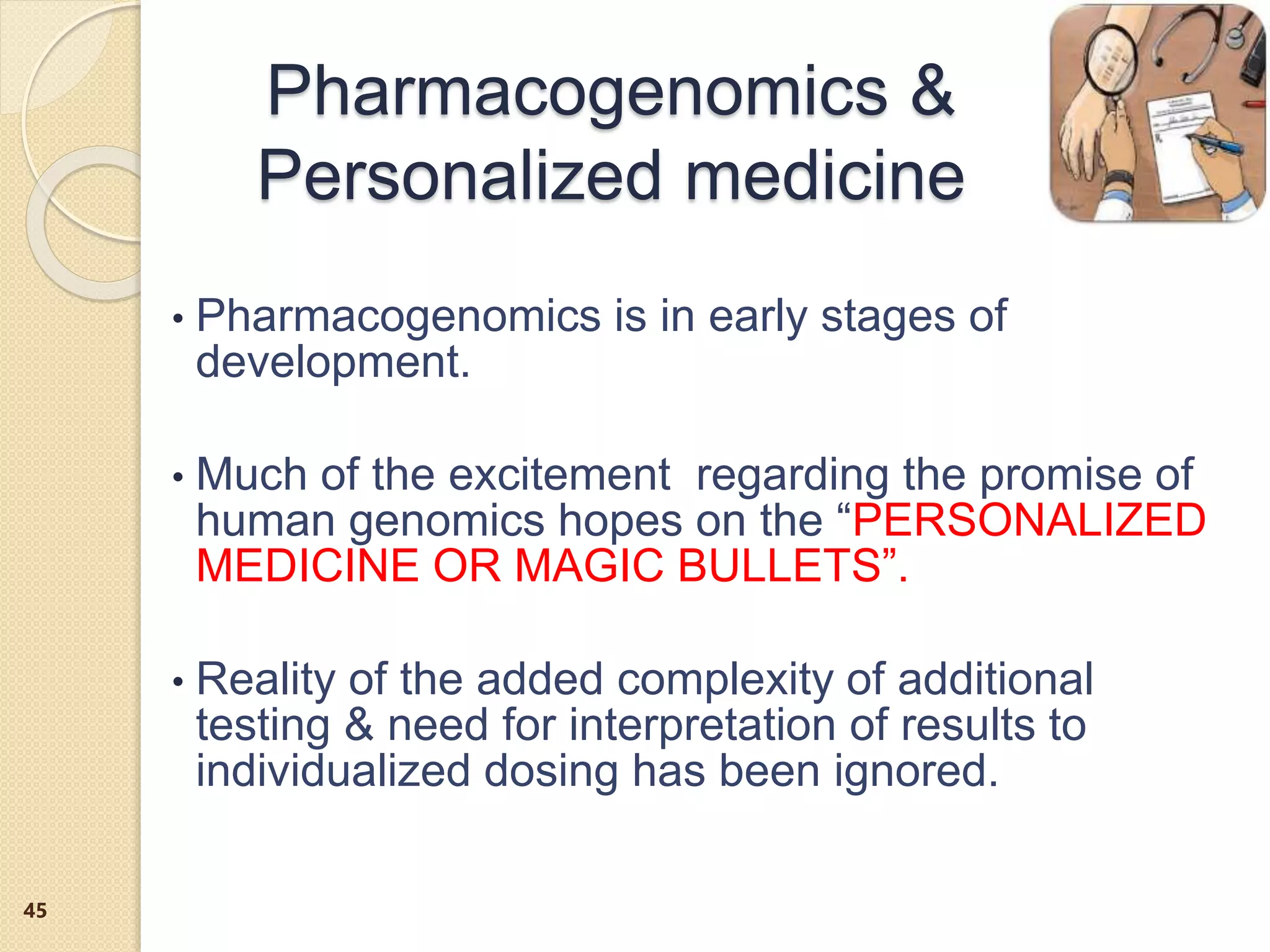 Pharmacogenetics and Pharmacogenomics | PPTX