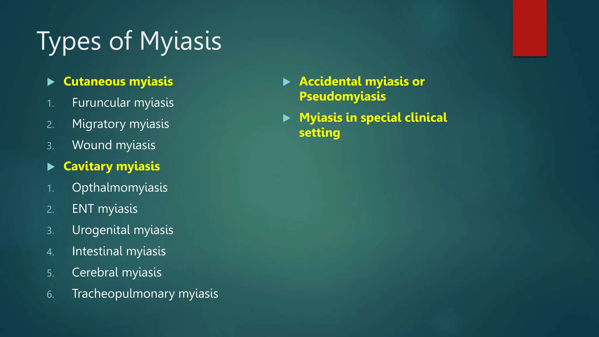 Myiasis in Ear Nose Throat and HNS .pptx