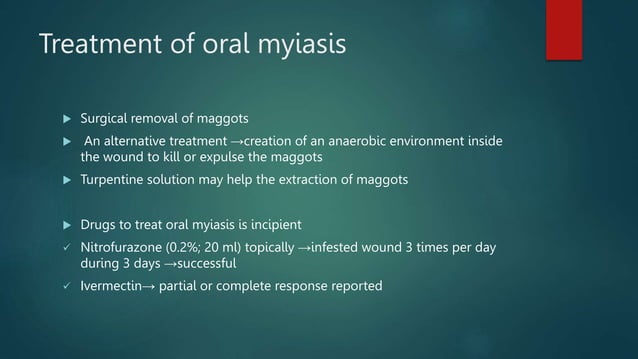 Myiasis in Ear Nose Throat and HNS .pptx