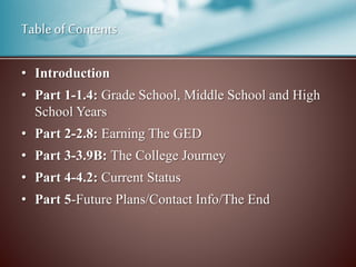 My Academic Journey (Special Edition) | PPTX