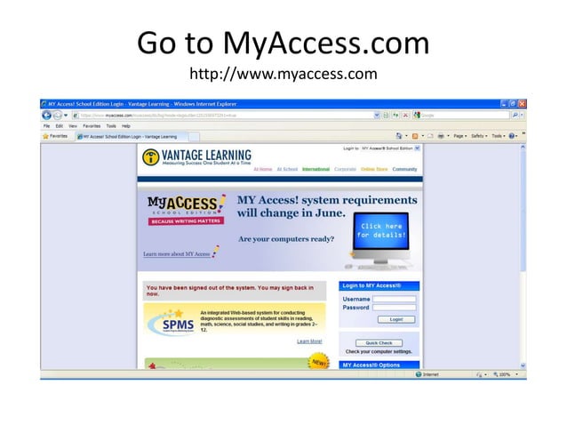 My Access Tutorial | PPT