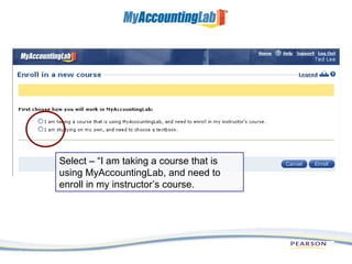 MyAccountingLab Getting Started | PPT