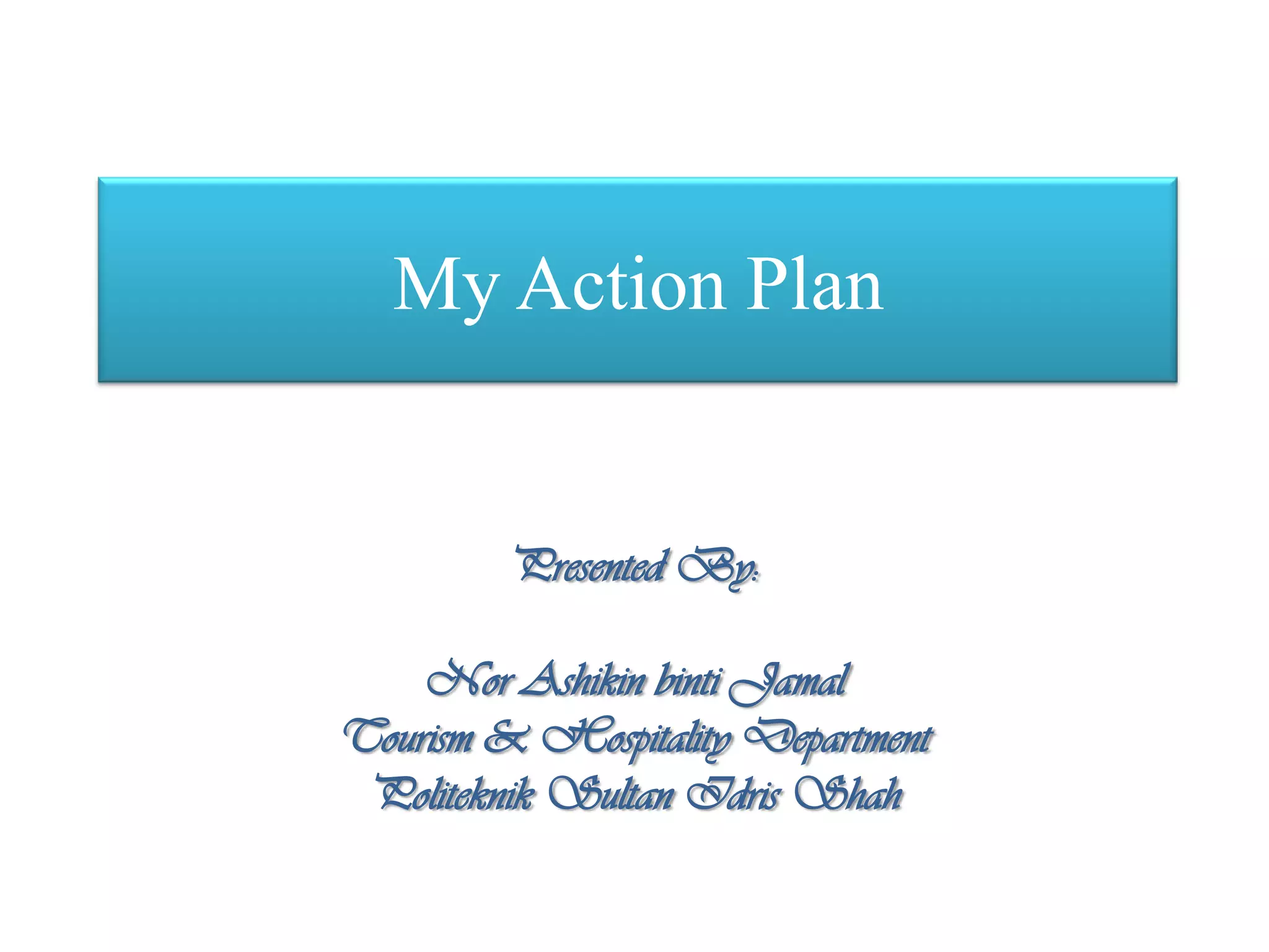 My action plan! | PPTX