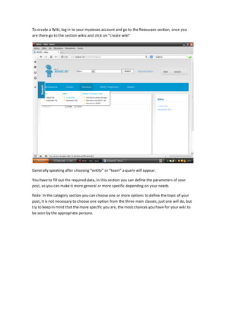 AIESEC Academy | MyAiesec: How to Create Teams | PDF