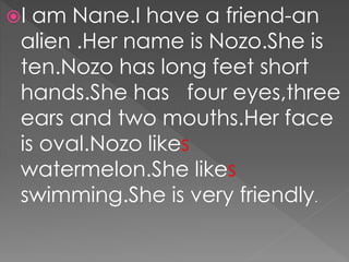 My alien friend | PPTX