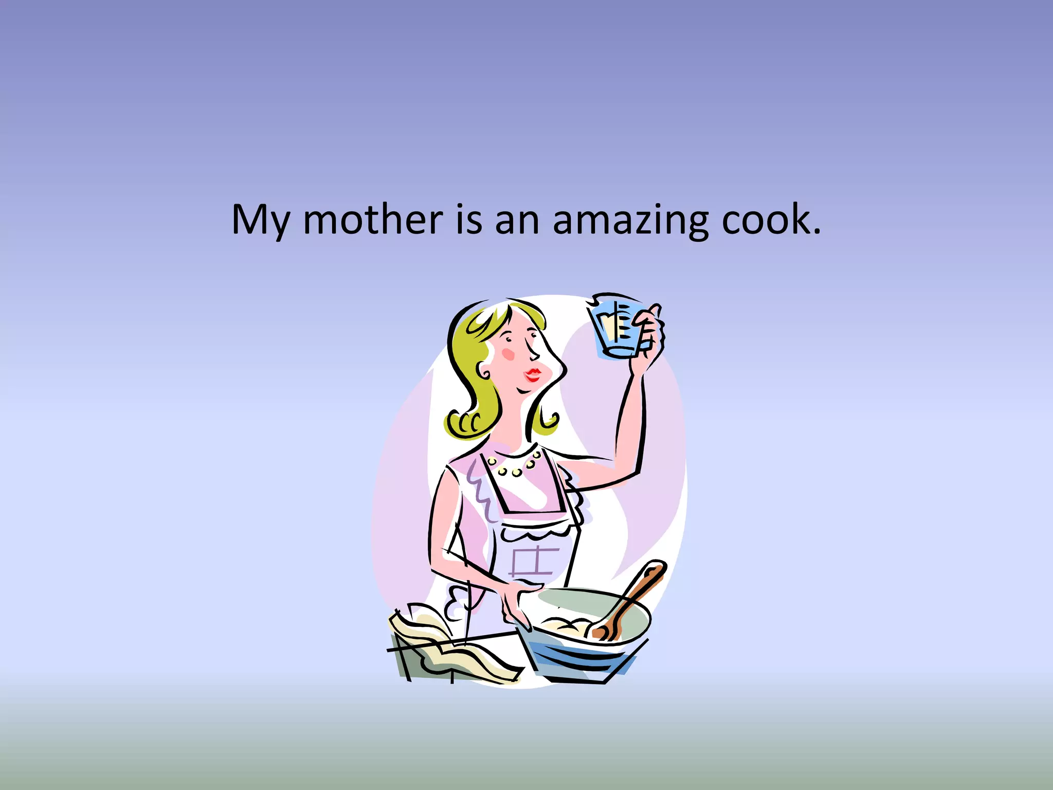 "My Amazing Mom" basic paragraph using transition words (Gr.3) | PPTX | Desserts and Baking ...