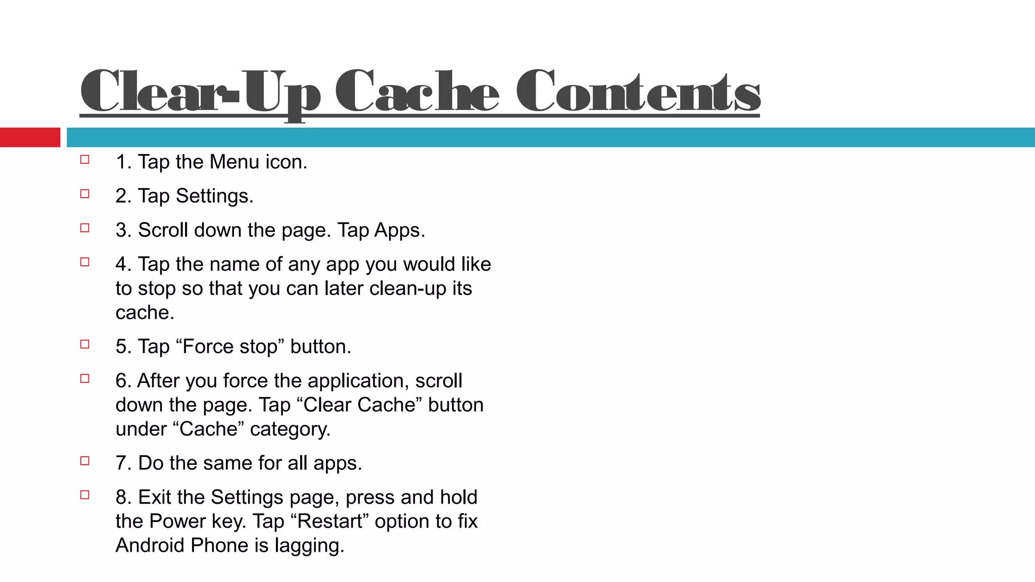 My android phone is lagging | PPT | Smartphones | Consumer Electronics
