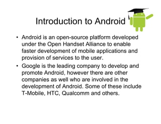 Android fundamentals and tutorial for beginners | PDF