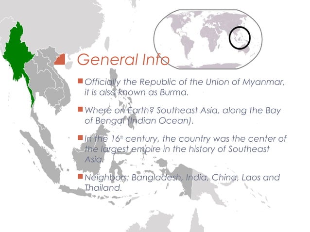Myanmar | PPT | Asia Travel | Travel Locations