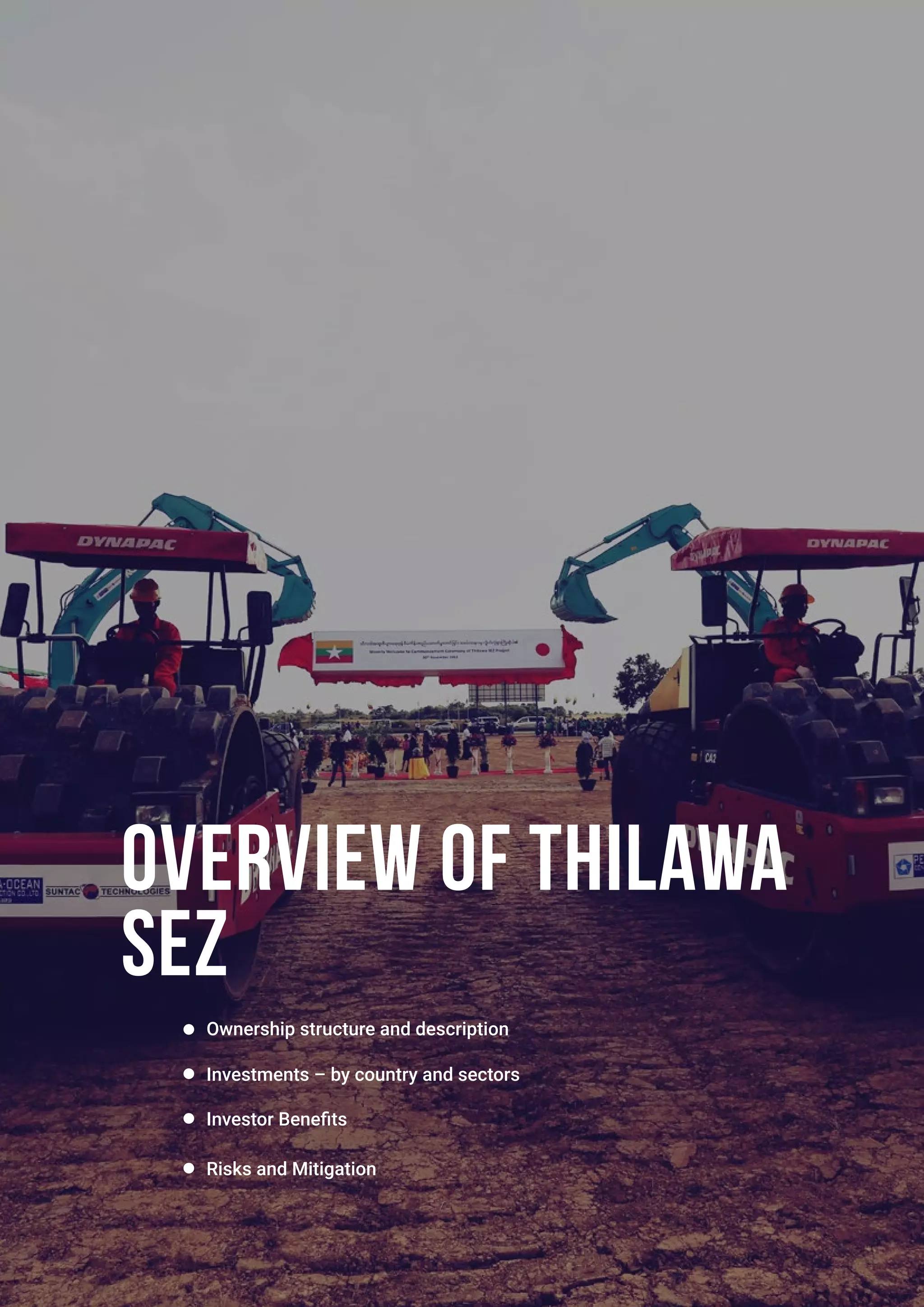 Myanmar, the Next Manufacturing Hub (focused on Special Economic Zones ...