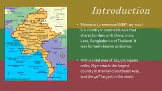 Myanmar culture | PPTX