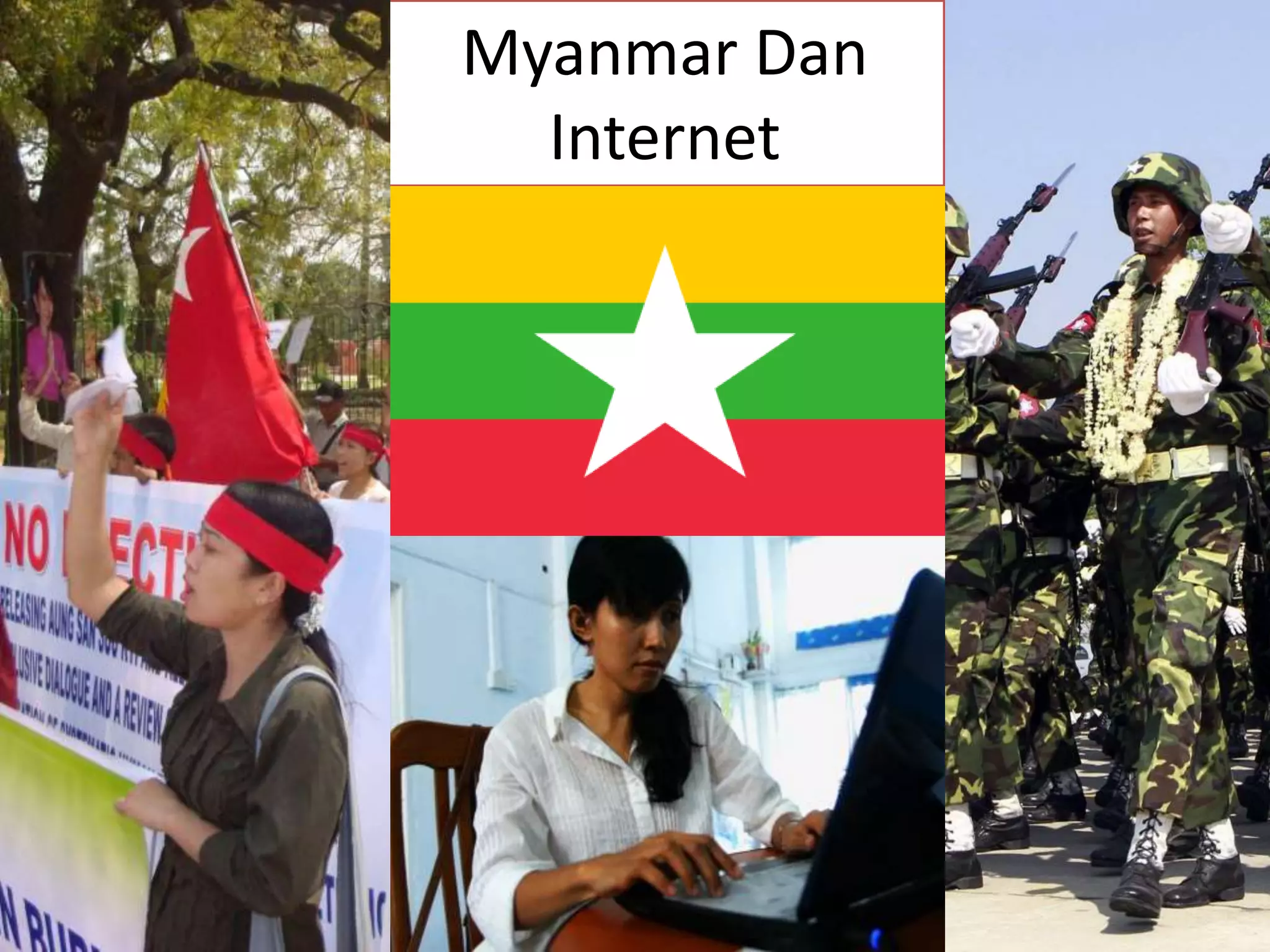 Myanmar dan Internet | PPTX