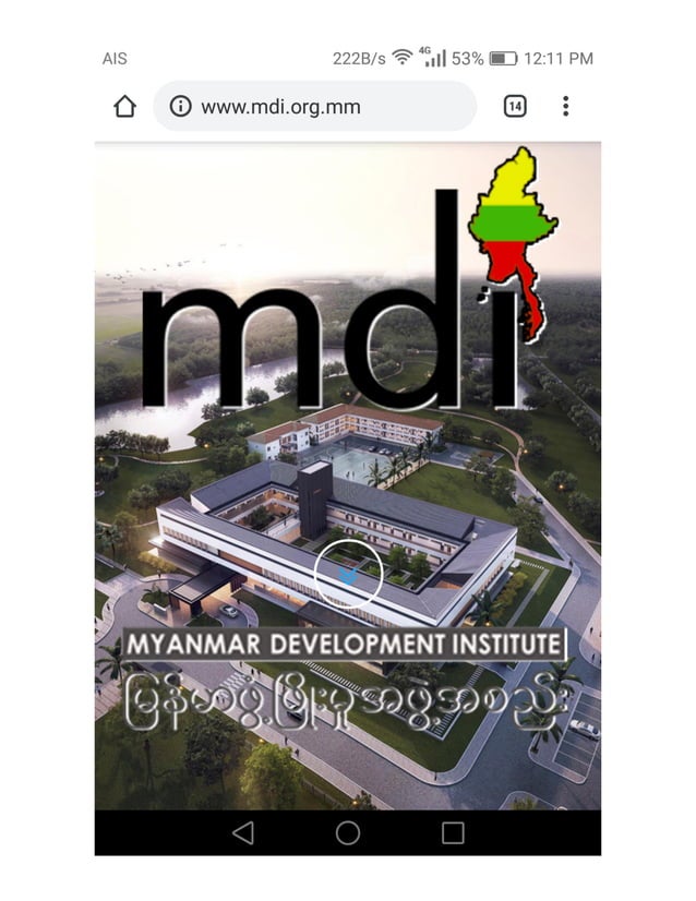 MYANMAR DEVELOPMENT INSTITUTE (MDI) | PDF