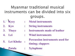 Myanmar ensemble | PPTX