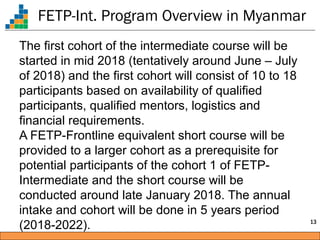 Myanmar fetp intermediate implementation plan | PPT