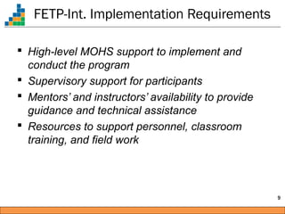 Myanmar fetp intermediate implementation plan | PPT