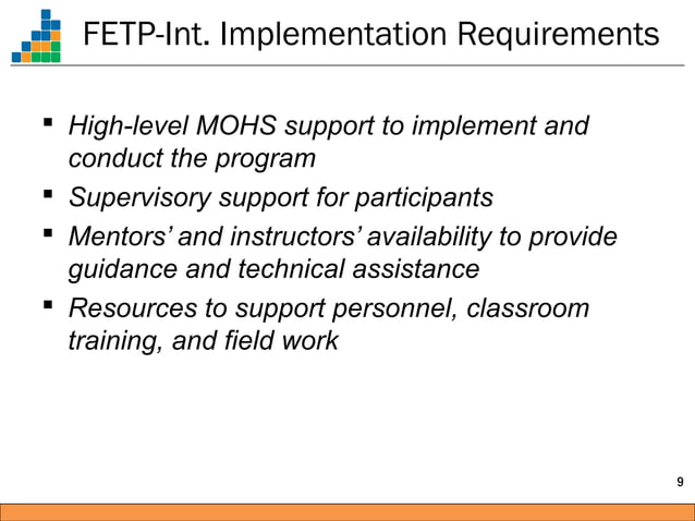 Myanmar fetp intermediate implementation plan | PPT