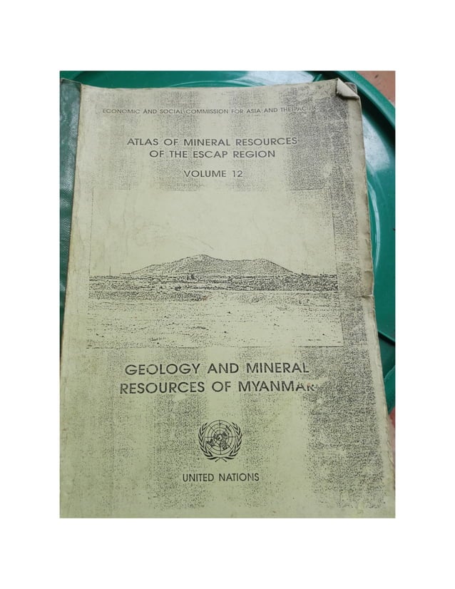 Myanmar Gold Geology Report Collection by Myo Aung Ex-Exploration ...