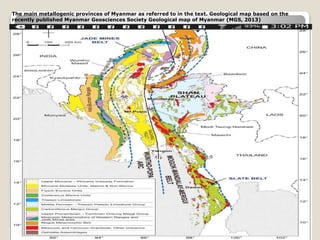MAP TELLING THE STORY OF GOLD MINE IN MYANMAR | PPTX
