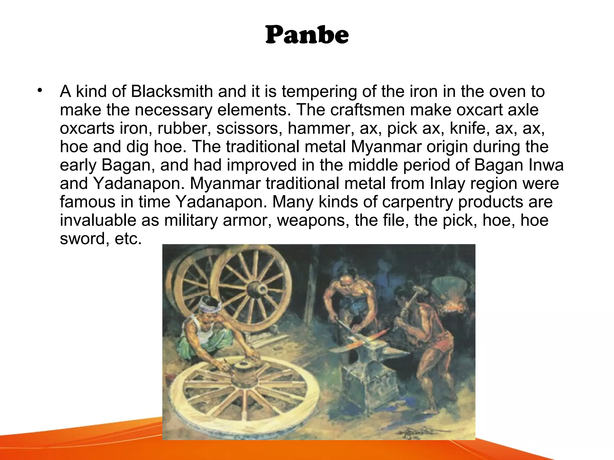 Myanmar handicrafts | PPT