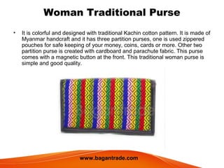 Myanmar handmade products | PPT