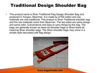 Myanmar handmade products | PPT