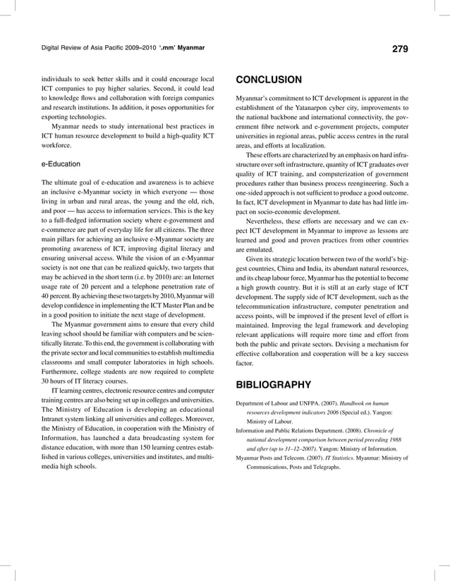 Myanmar ICT Overview | PDF