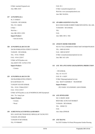 Myanmar importer list (1) | PDF