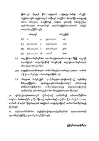 Myanmar property tax | PDF