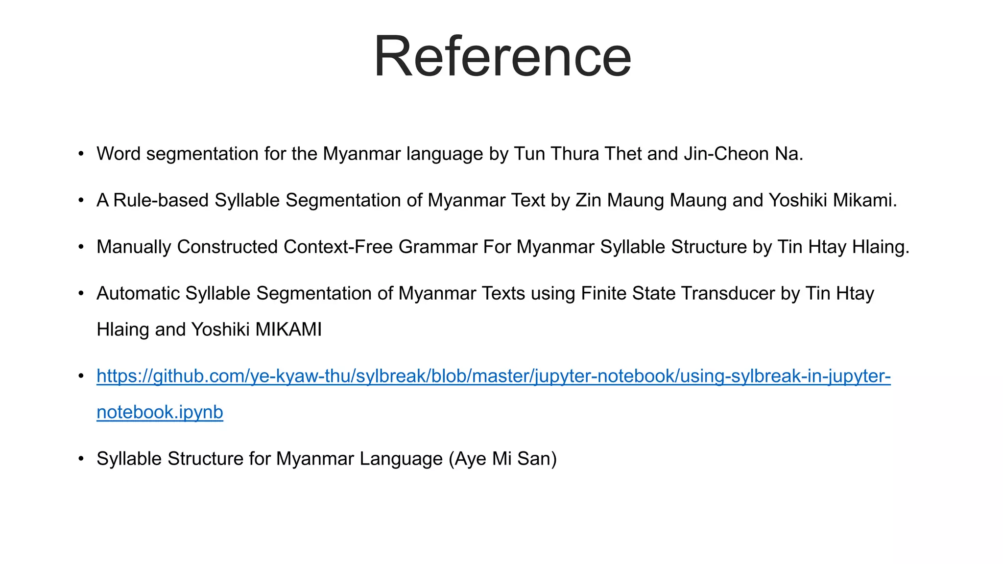 Myanmar syllable | PDF