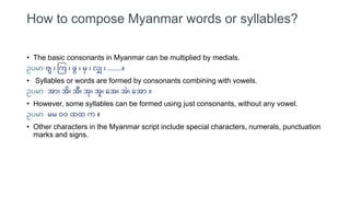Myanmar syllable | PDF