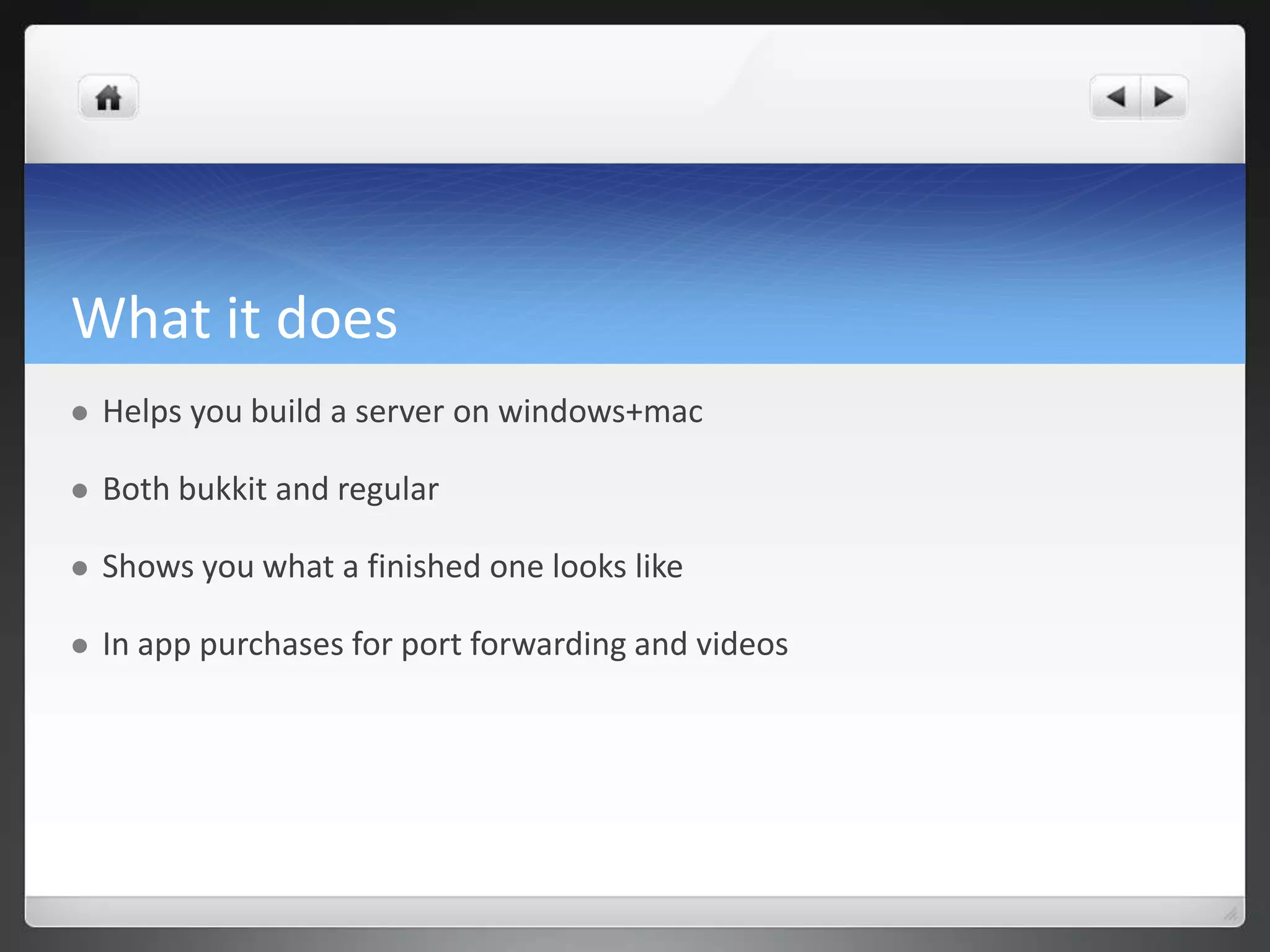 My minecraft app | PPT