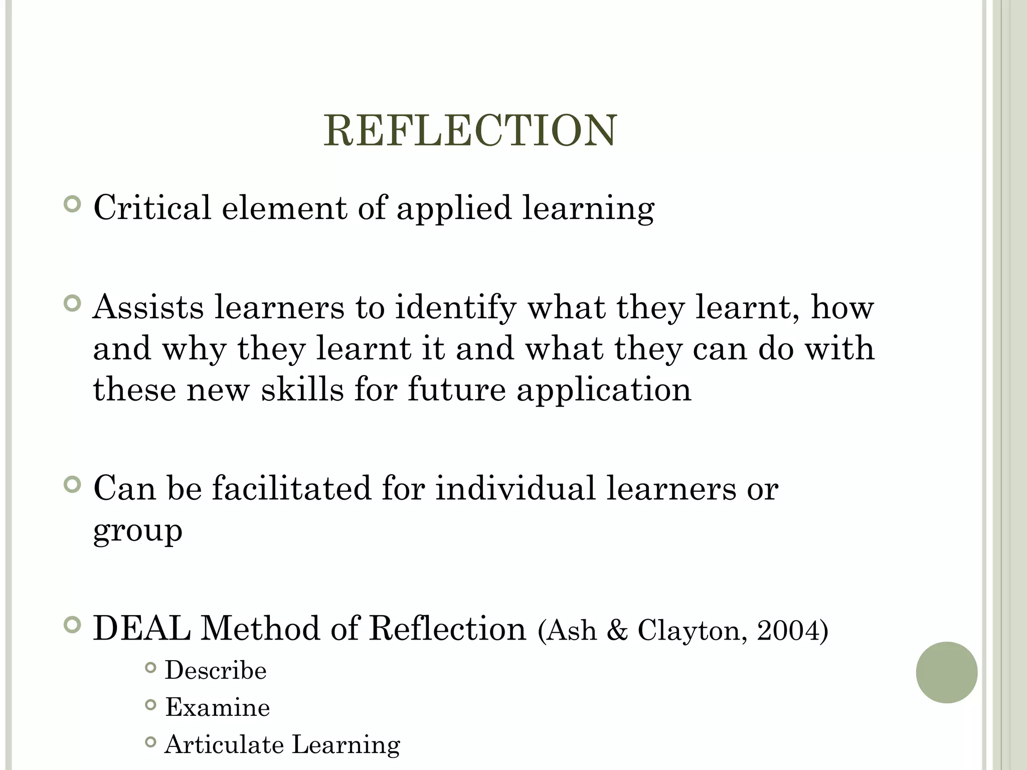 My Applied Learning Philosophy | PPT