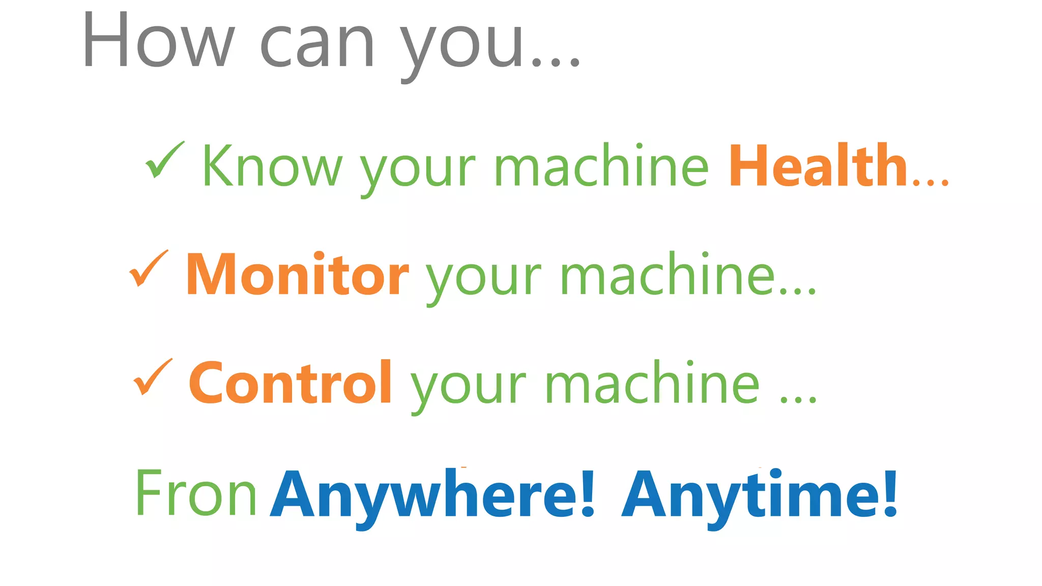 myApps machine health monitoring Solution | PPT