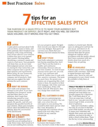 Best Practices | Sales | PDF