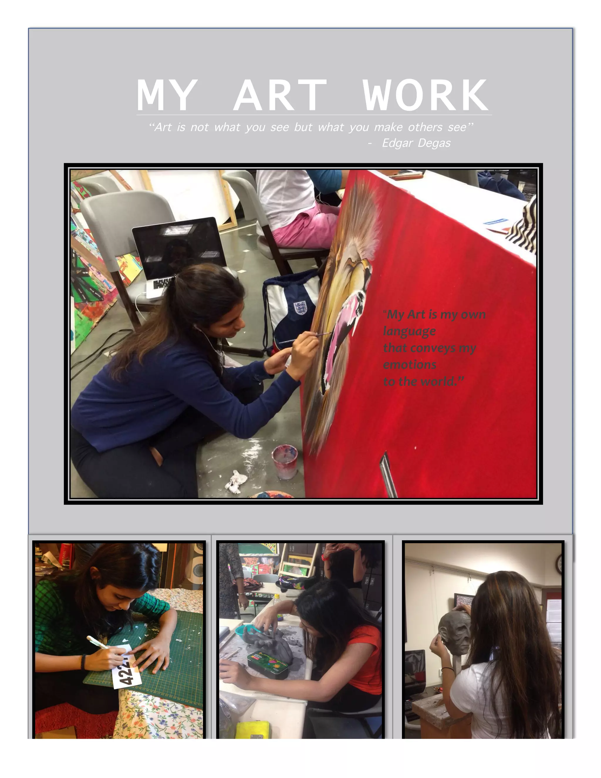 My art portfolio | PDF | Modern Art | Fine Art