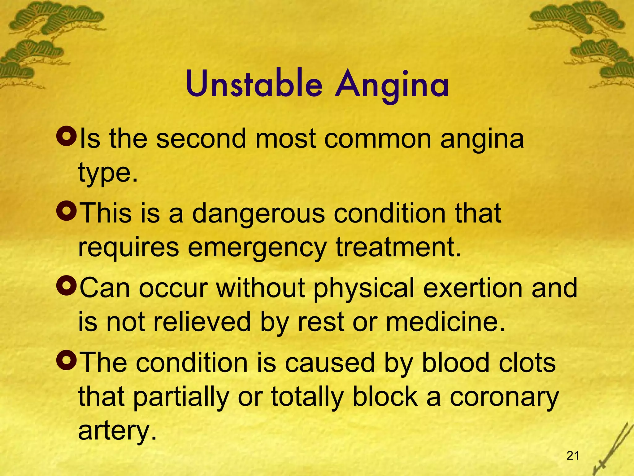 Coronary Artery Disease and Acute Coronary Syndrome | PPT