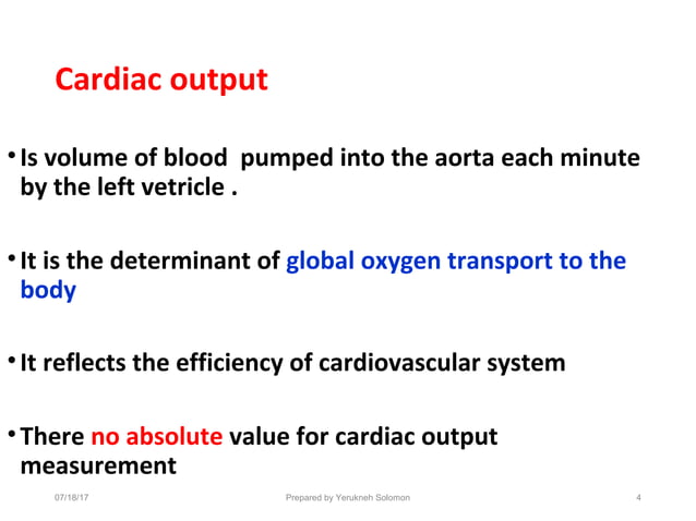 cardiac output measurment | PPT | Heart and Cardiovascular Diseases ...