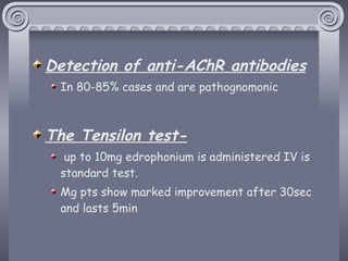 Myasthenia gravis | PPT