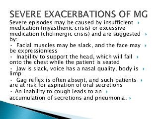 Myasthenia gravis | PPTX