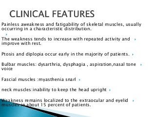 Myasthenia gravis | PPTX