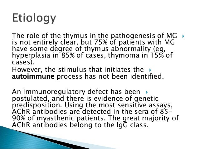 Myasthenia gravis | PPT