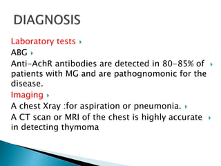 Myasthenia gravis | PPTX