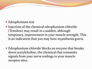 Myasthenia gravis | PPTX