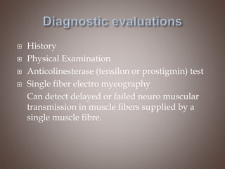 Myasthenia gravis | PPTX