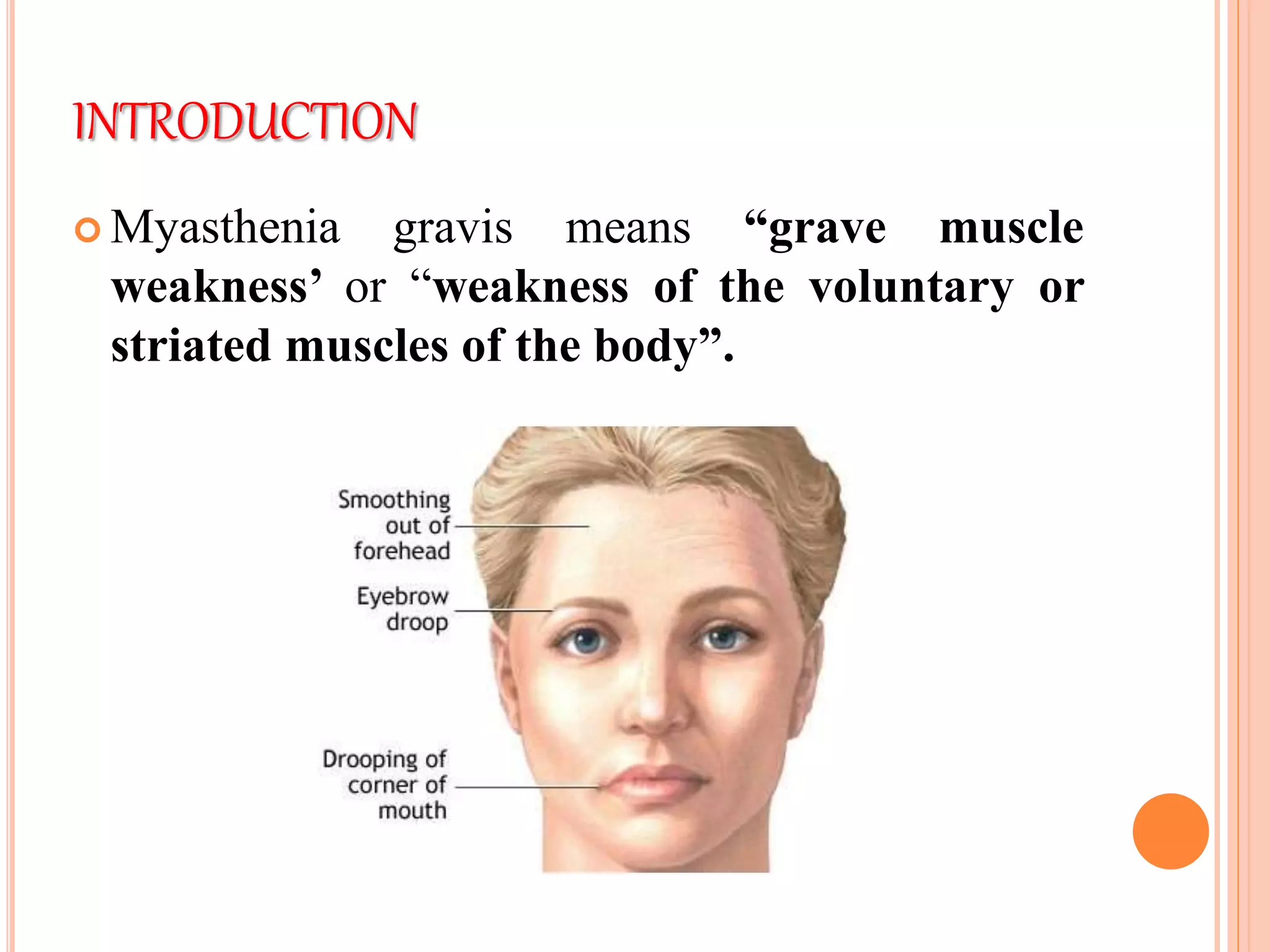 Myasthenia gravis | PPTX